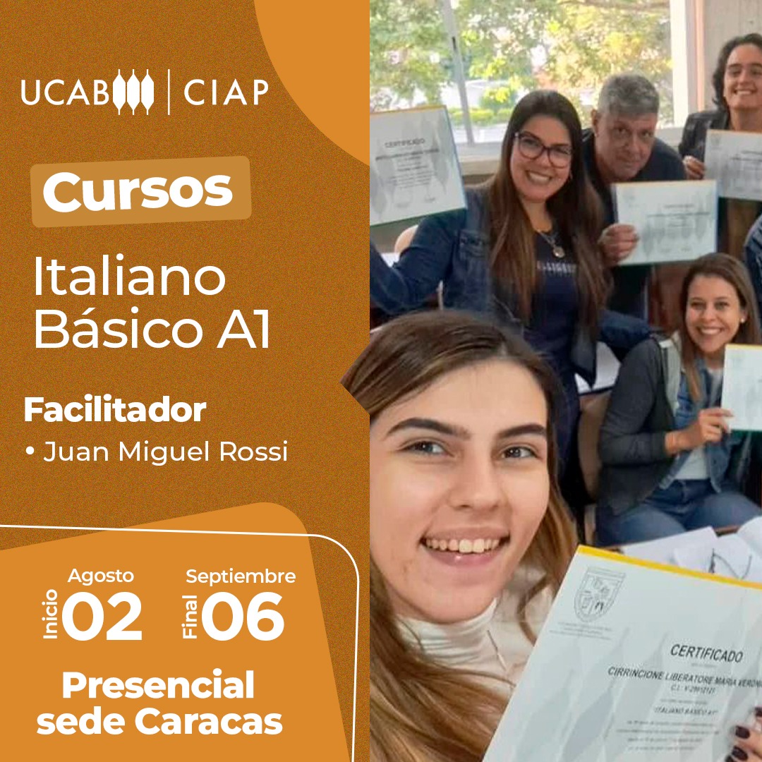 Curso. Italiano Básico A1. • CIAP | UCAB